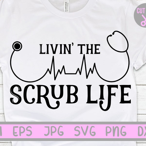Livin the Scrub Life - Etsy