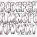 Baseball Alphabet Letters PNG Bundle, Alphabet Clipart, Baseball Hand ...