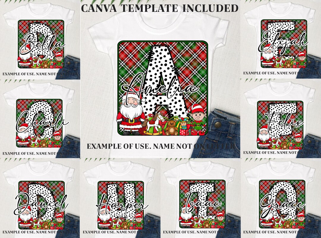 Editable Christmas Decorative Doodle Letters, Make Your Own Santa ...