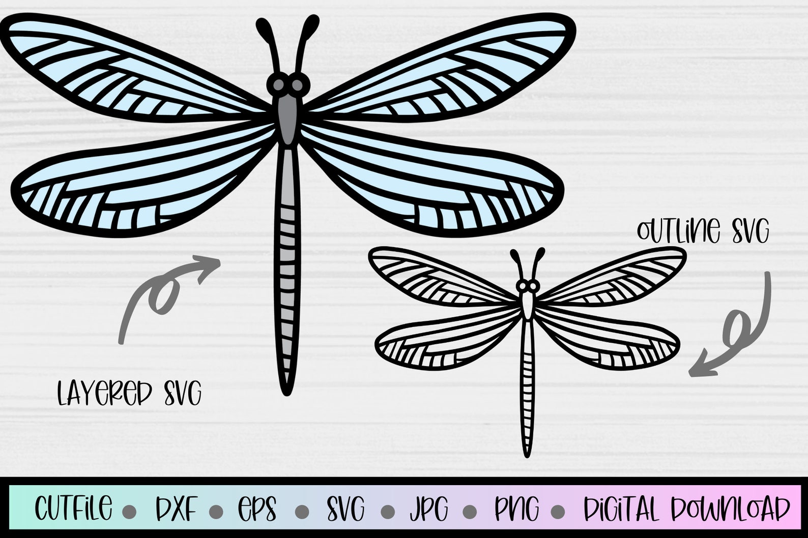 Dragonfly Svg Layered Dragonfly Svg Dragonflies Svg - Etsy Finland