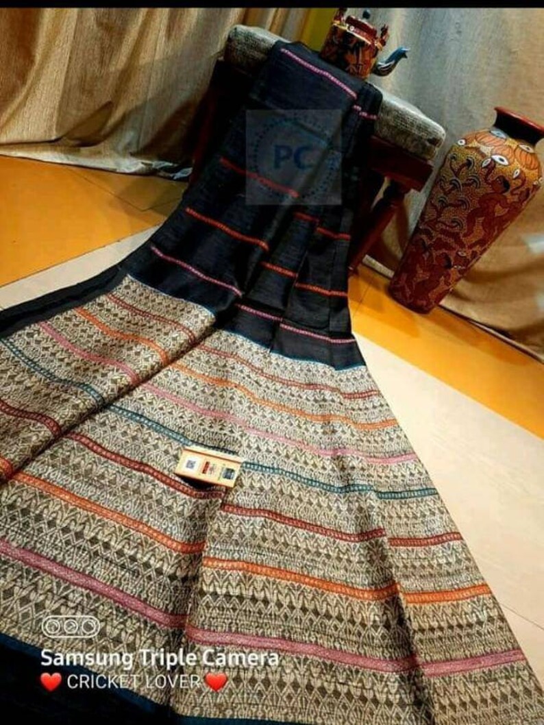 Beautiful Pure Motka by Motka Handwoven Jamdani Saree for Women With ...