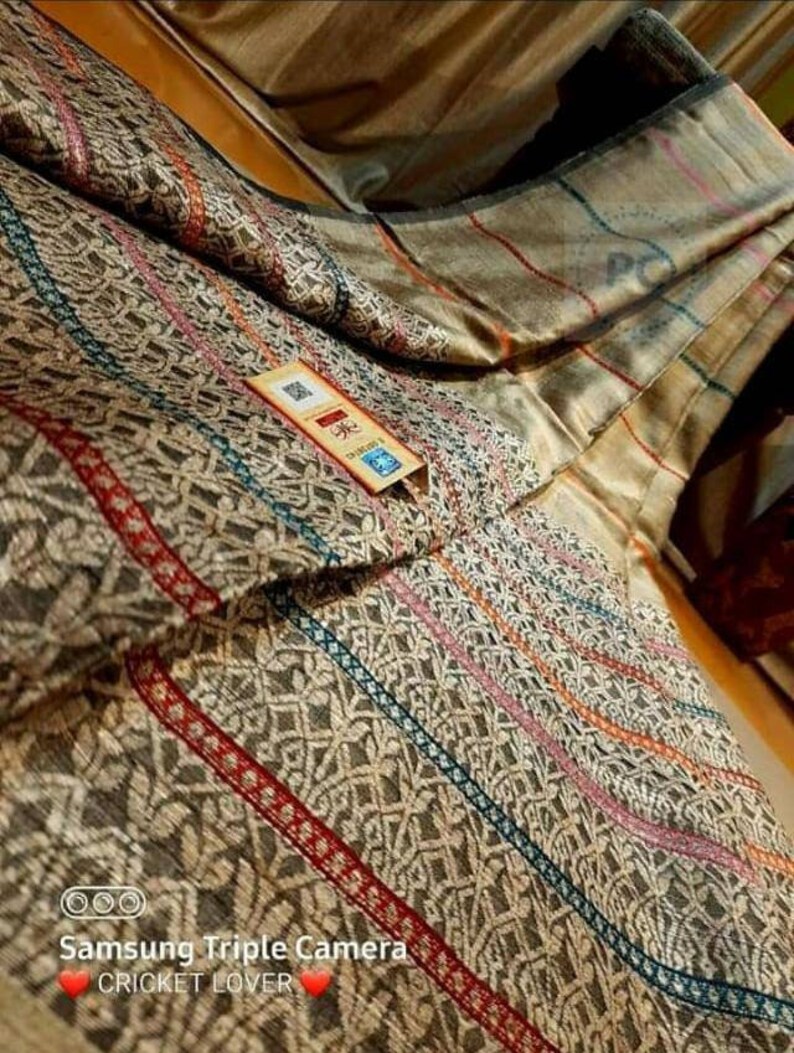 Beautiful Pure Motka by Motka Handwoven Jamdani Saree for Women With ...