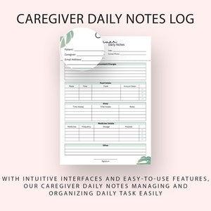 Printable Caregiver Forms PDF Printable Caregiver Assessment Forms ...