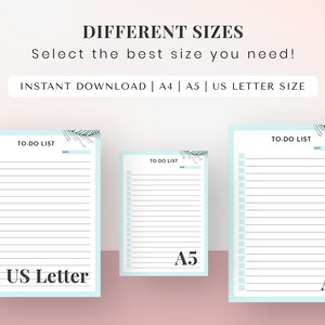 Fillable To-do List Printable Planner PDF Printable - Etsy