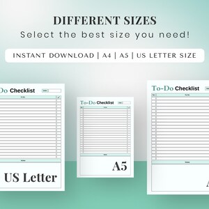 Editable to Do Checklist Printable Planner Pdf, Checklist Printable Pdf ...