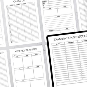 Printable Student Teacher Binder Template, Printable Teacher Planner ...