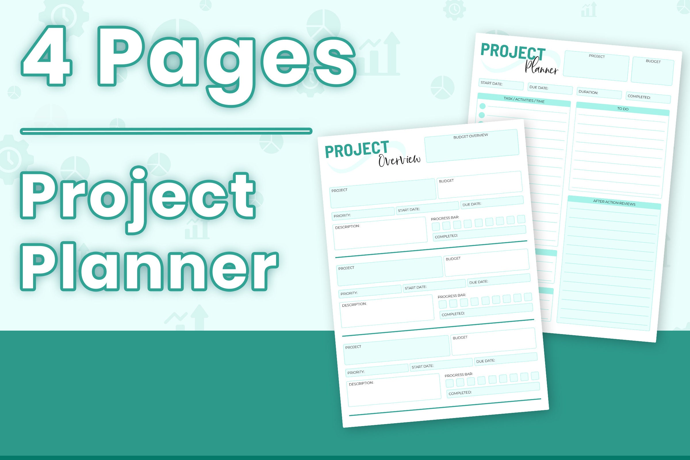 Project Planners Printable Project Planner Project | Etsy