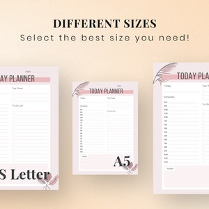 Daily Pdf, Daily Planner Pdf, Daily Schedule Pdf, Daily Printables ...