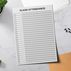 Attendance Tracker, Attendance Sheet, Attendance Record, Attendance ...