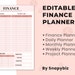 Finance Canva Planner Printable Finance Planner Budget Bullet Journal ...