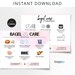 Editable Body Oil Care Card Canva Template Body Oil Care Instructions ...