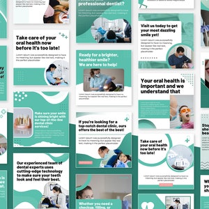 Dentist Instagram Template | Dentist Template Social Media Post ...