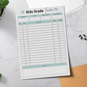 Grade Tracker, Grade Book, Teacher Grade Book, Homeschool Gradebook ...