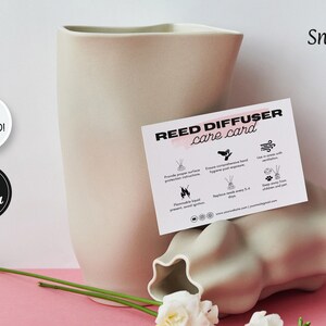 Printable Reed Diffuser Care Guide Template Editable Reed Diffuser ...