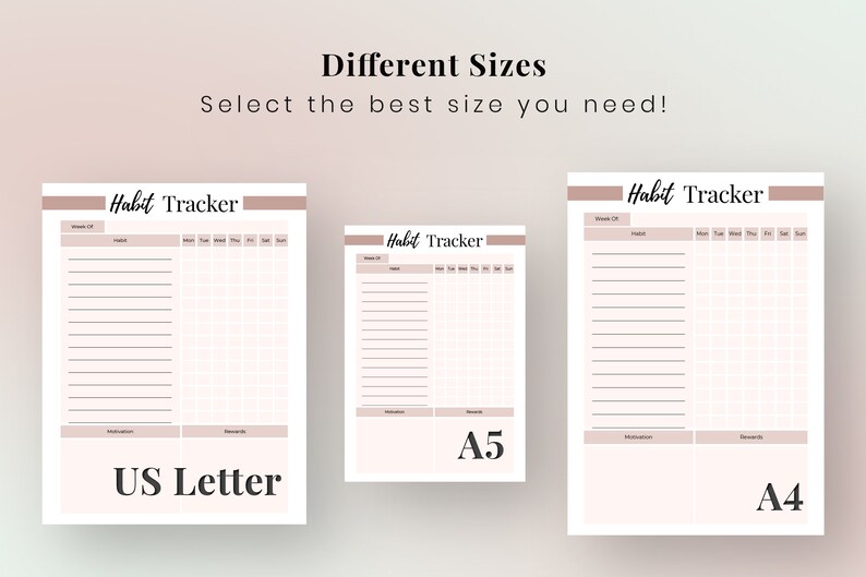 Happy Planner Habit Tracker Printable Ready to Use Habit - Etsy
