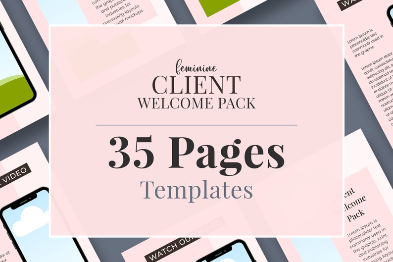 Client Welcome Packet Template Client Onboarding Template - Etsy