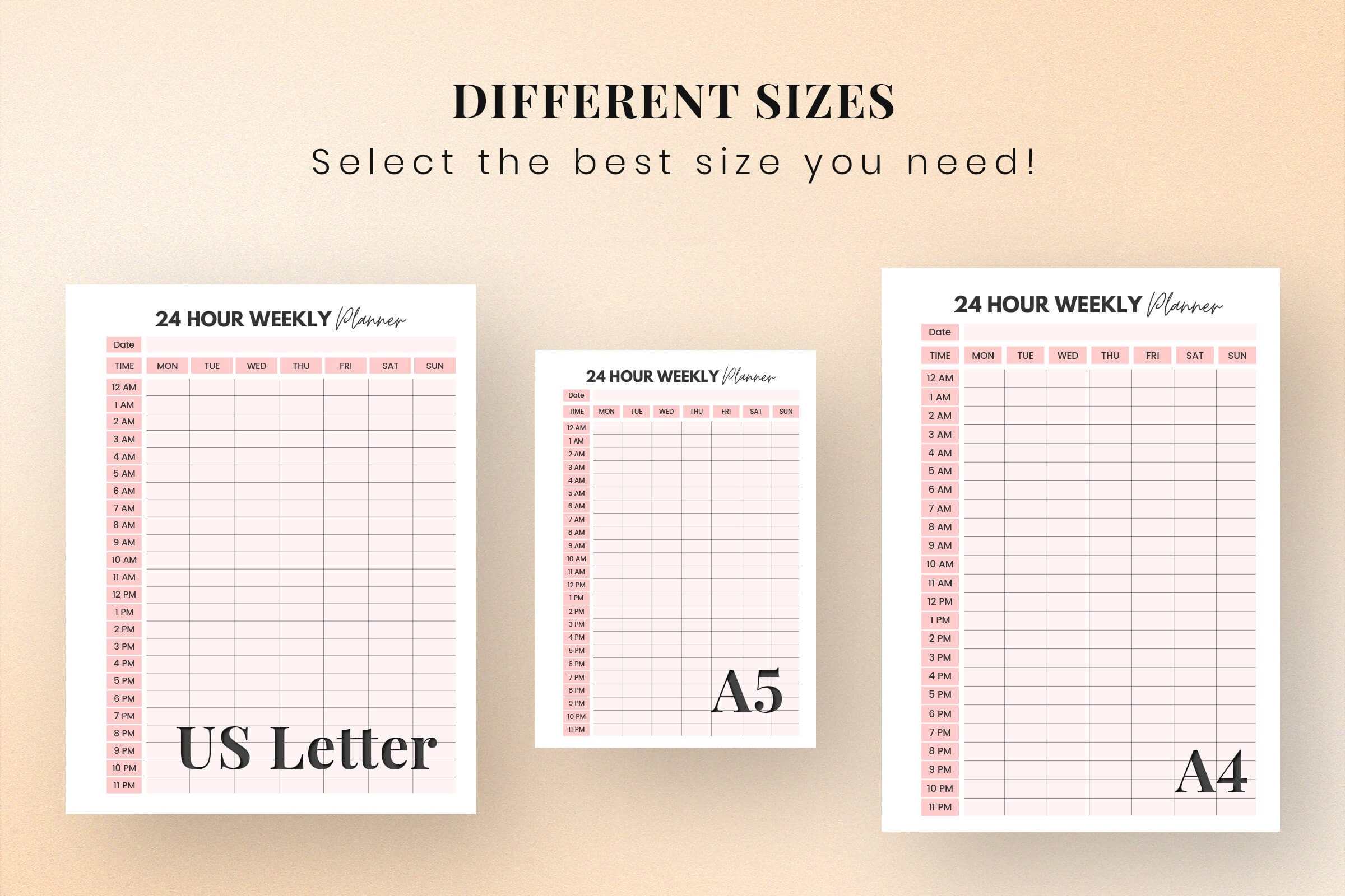 Weekly Planner Pdf to Do List Template Daily Checklist - Etsy