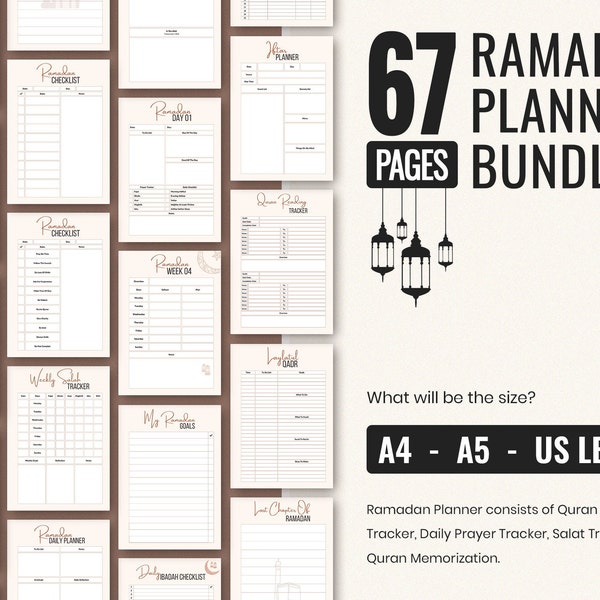 Ramadan Planner - Etsy