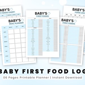 Baby Schedule Feeding Chart Printable Planner PDF Infant Nutrition Meal ...