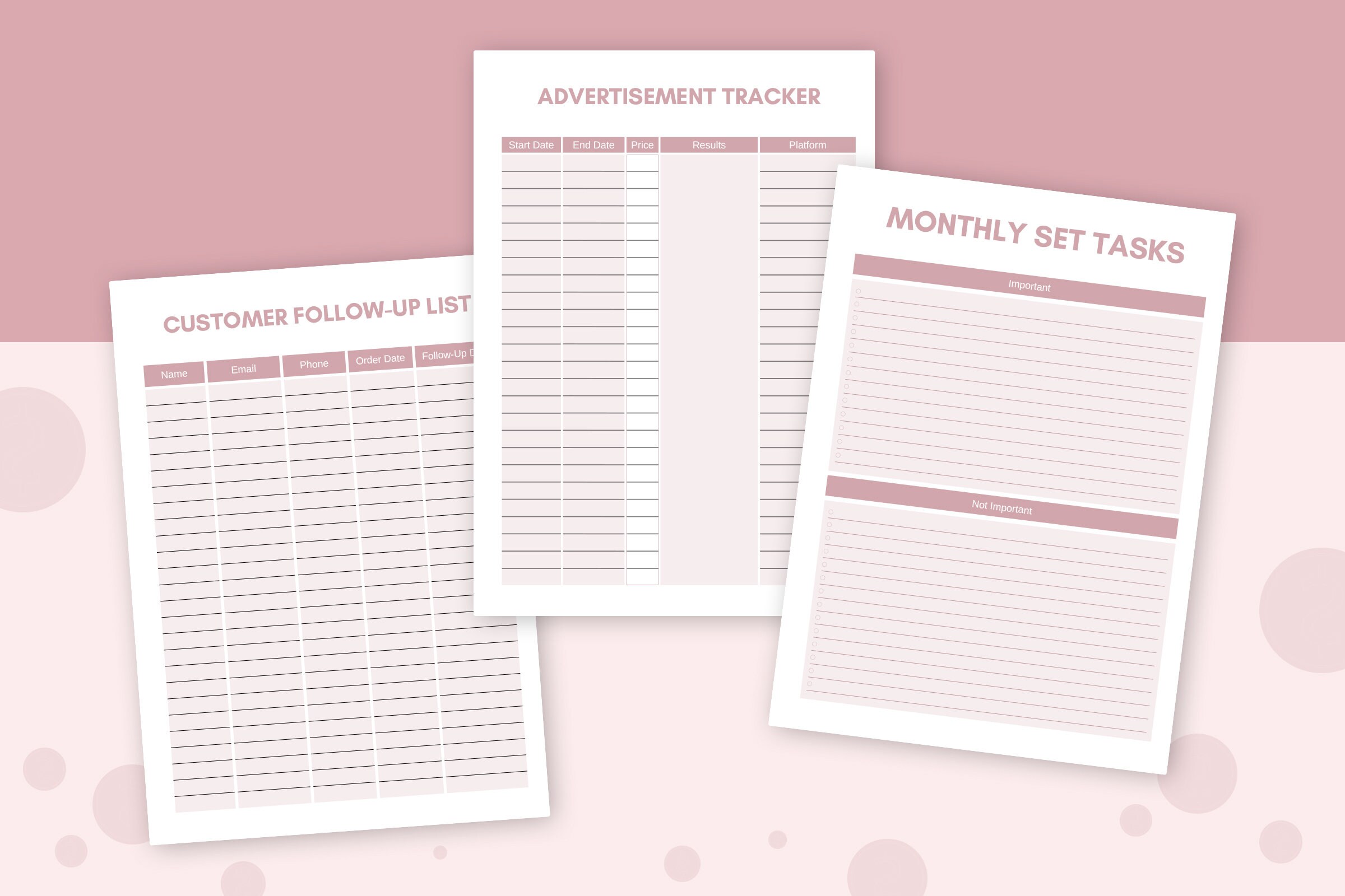 Girl Boss Planner Printable: Small Business & Personal Goals (PDF ...