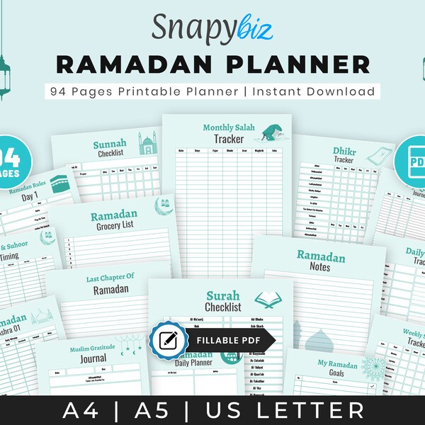 Ramadan Planner - Etsy