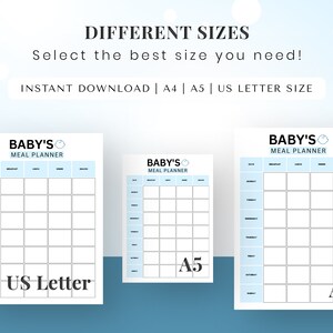 Baby Schedule Feeding Chart Printable Planner PDF Infant Nutrition Meal ...