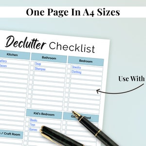 Ultimate Decluttering Checklist | Declutter Mindset | Declutter List | Declutter Your Home ...