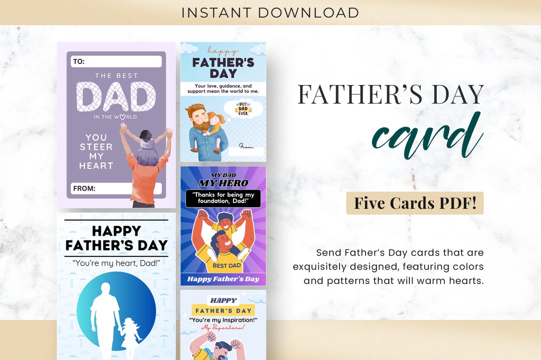 Father's Day Printable, Digger Construction Handprint Art, Fathers Day ...