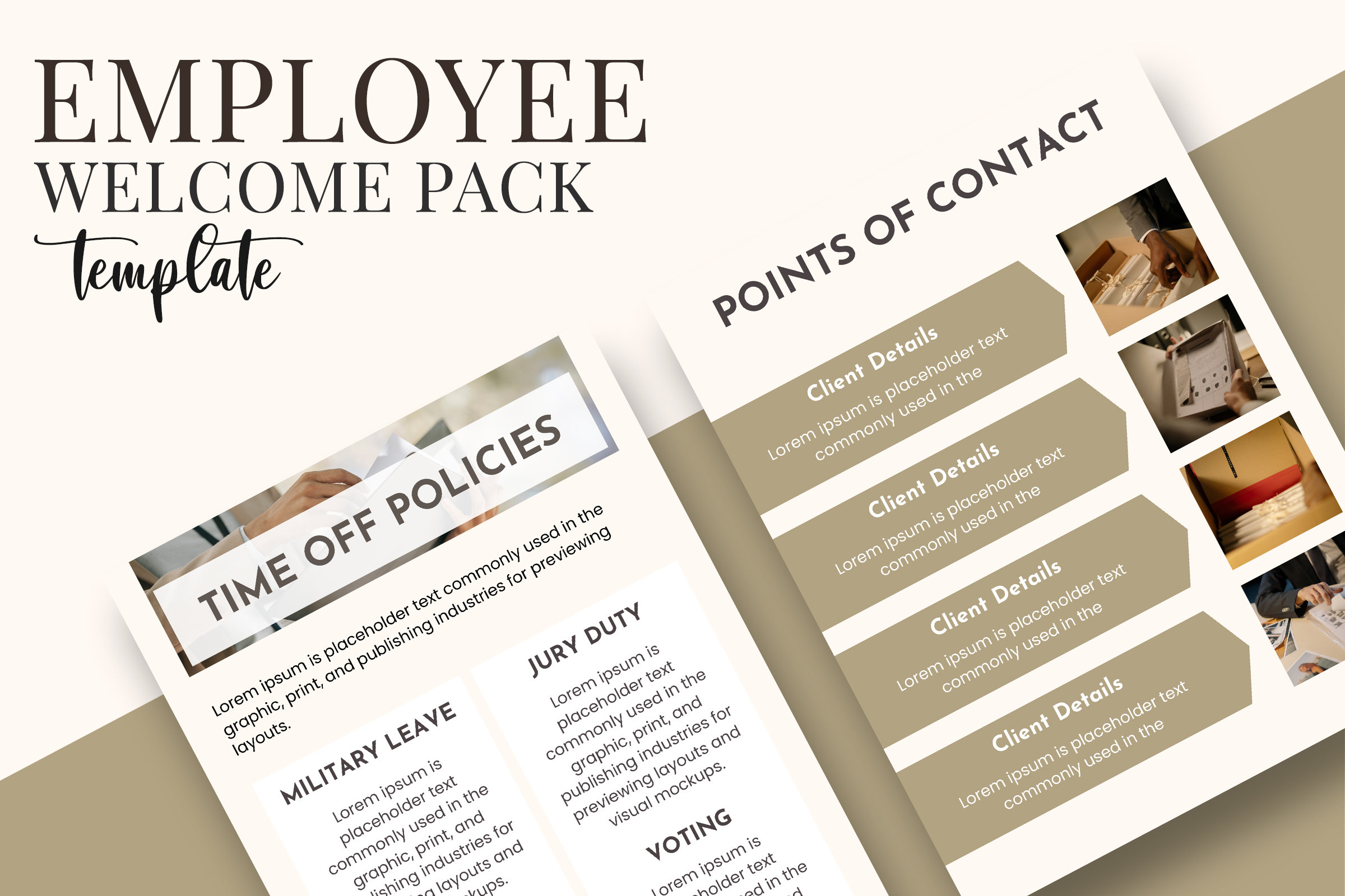 Employee Onboarding Welcome Pack Template, Editable Canva New Hire Kit ...