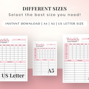 Printable Weekly Salah Tracker, Daily Salah Log, Islamic Prayer Planner ...