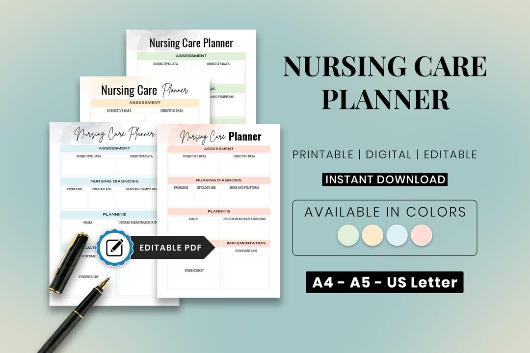 Nursing Care Plans Printable | Care Plan Nurse | Nursing School ...