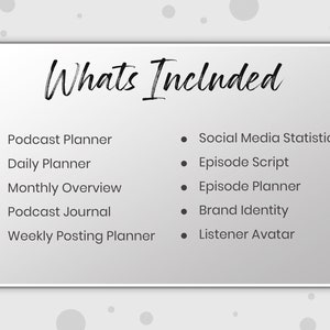 Podcast Printable Planner PDF, Podcast Planner Digital, Podcast Episode ...