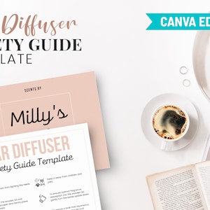 Editable Car Diffuser Safety Guide Template and Instructions, Printable ...