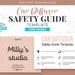 Editable Car Diffuser Safety Guide Template and Instructions, Printable ...