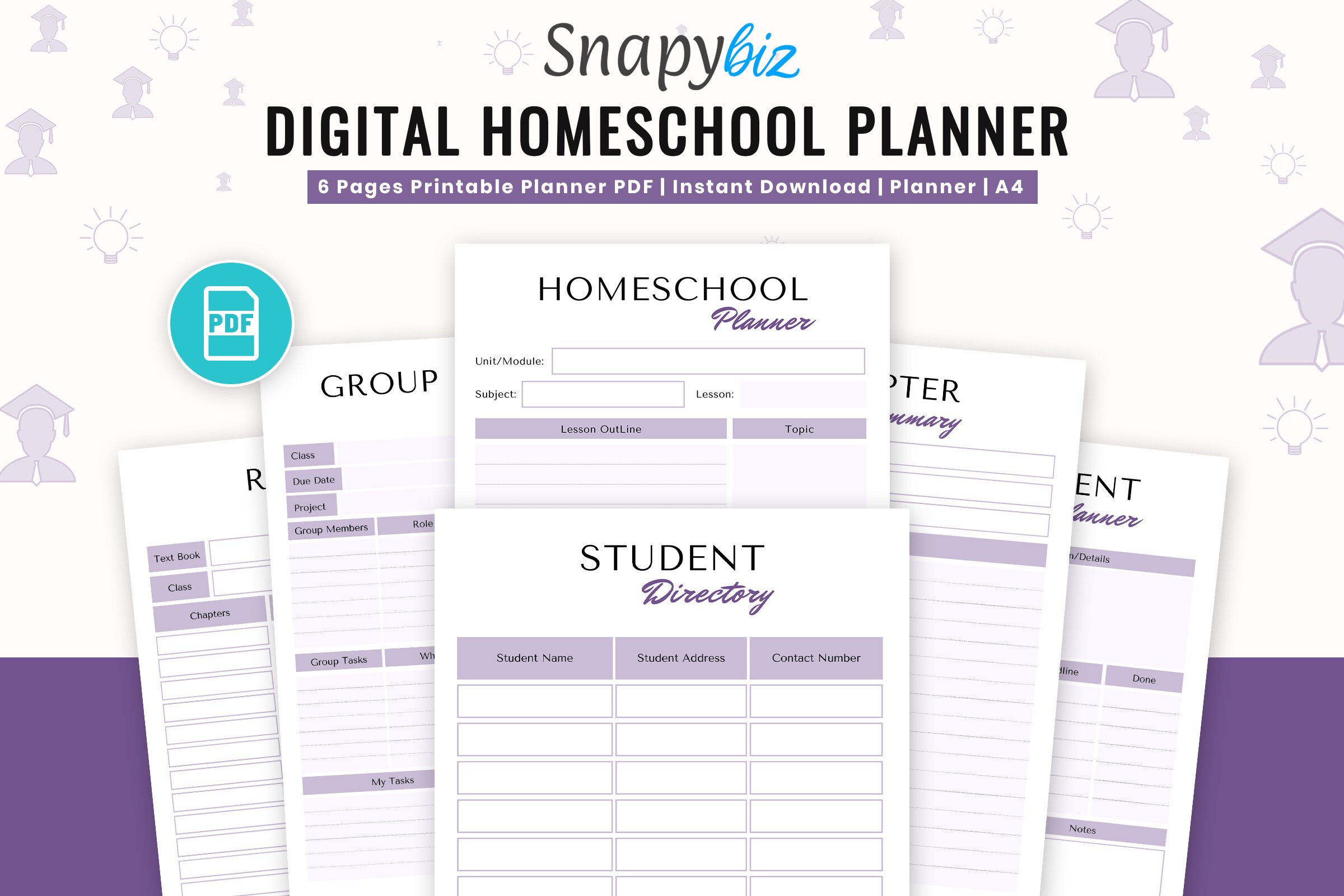 Digital Homeschool Planner Homeschool Planner Homeschool - Etsy