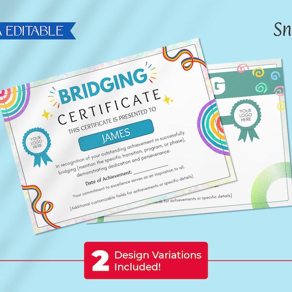 Bridging Certificate - Etsy
