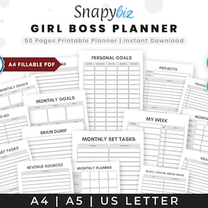 Boss Girl Planner Business Coach for Female Entrepreneurs Women ...