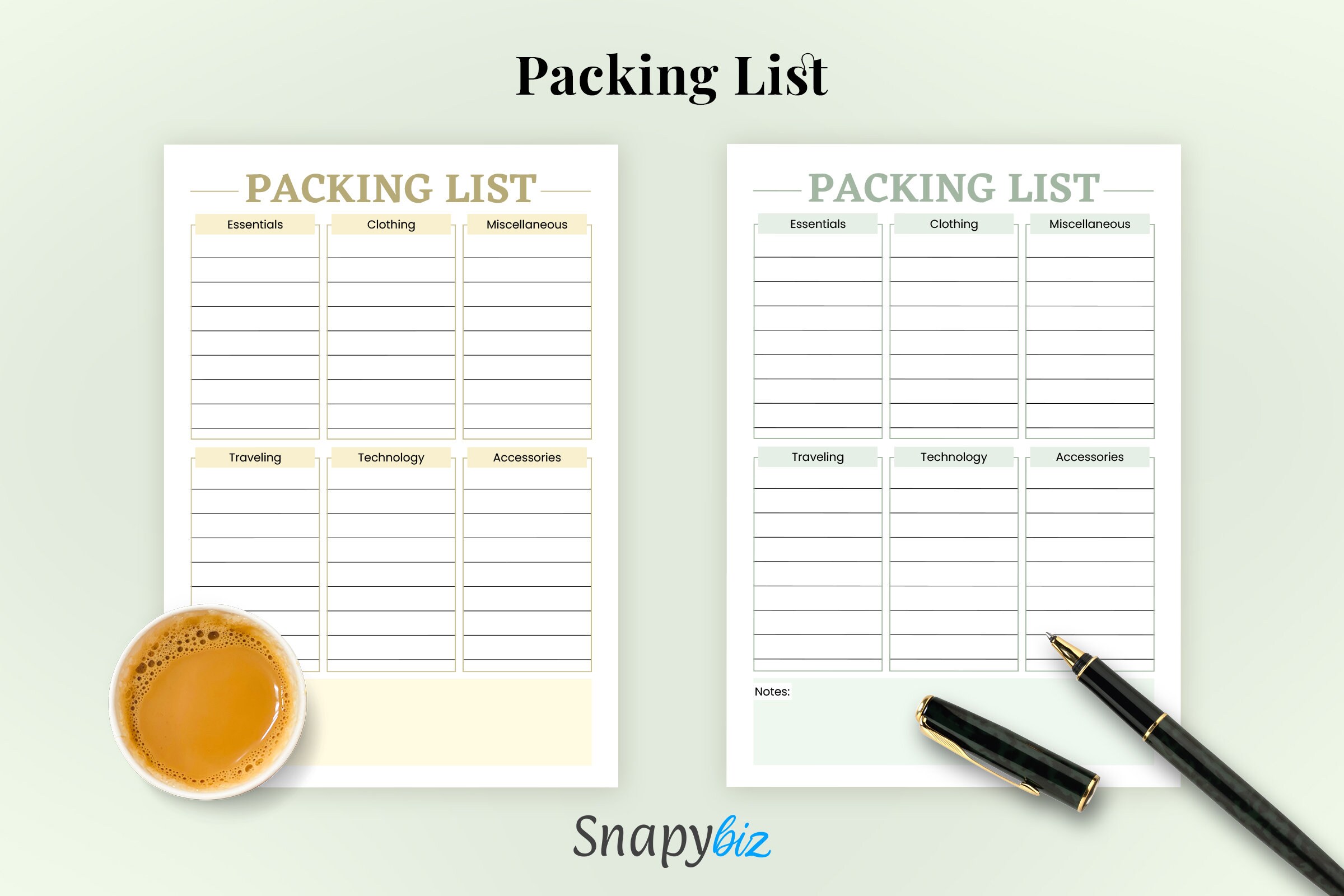Editable Packing List Family Packing List Family Packing - Etsy