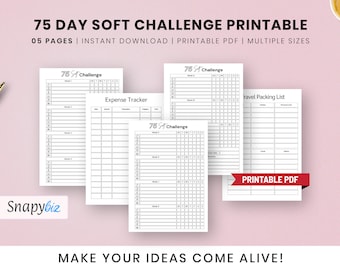 Printable 75 SOFT Challenge, 75soft Printable, 75soft, Easier 75, Easy ...