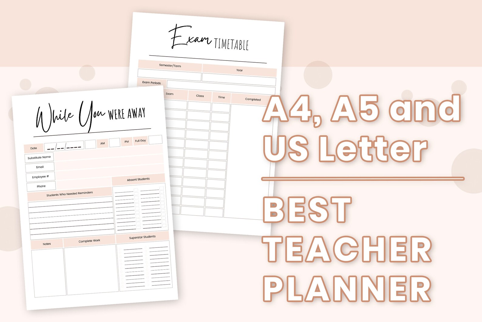Best Teacher Planner Planner for Teachers Teacher Planner - Etsy