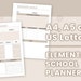 Elementary School Planner Elementary Student Planner Elementary School ...