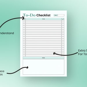 Editable to Do Checklist Printable Planner Pdf, Checklist Printable Pdf ...