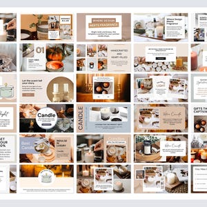 Candle Engagement Facebook Post Templates, Canva Social Media, Product ...