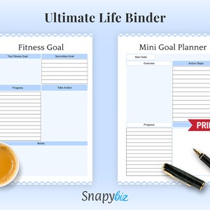 Ultimate Home Management Life Binder Printable, Daily Routine Tracker ...