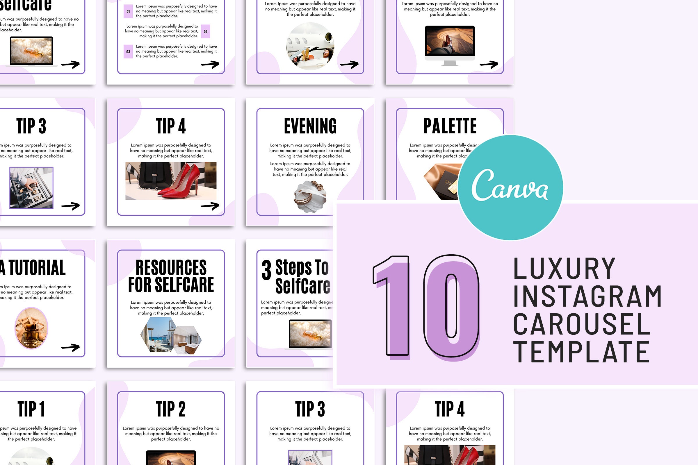 Luxury Instagram Carousel Template Canva Carousel Post - Etsy