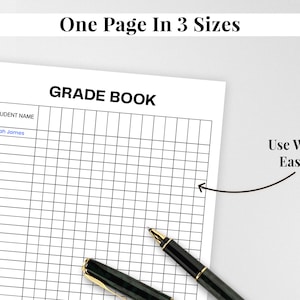 Grade Tracker, Study Tracker, Class Grades, First Grade, Progress ...