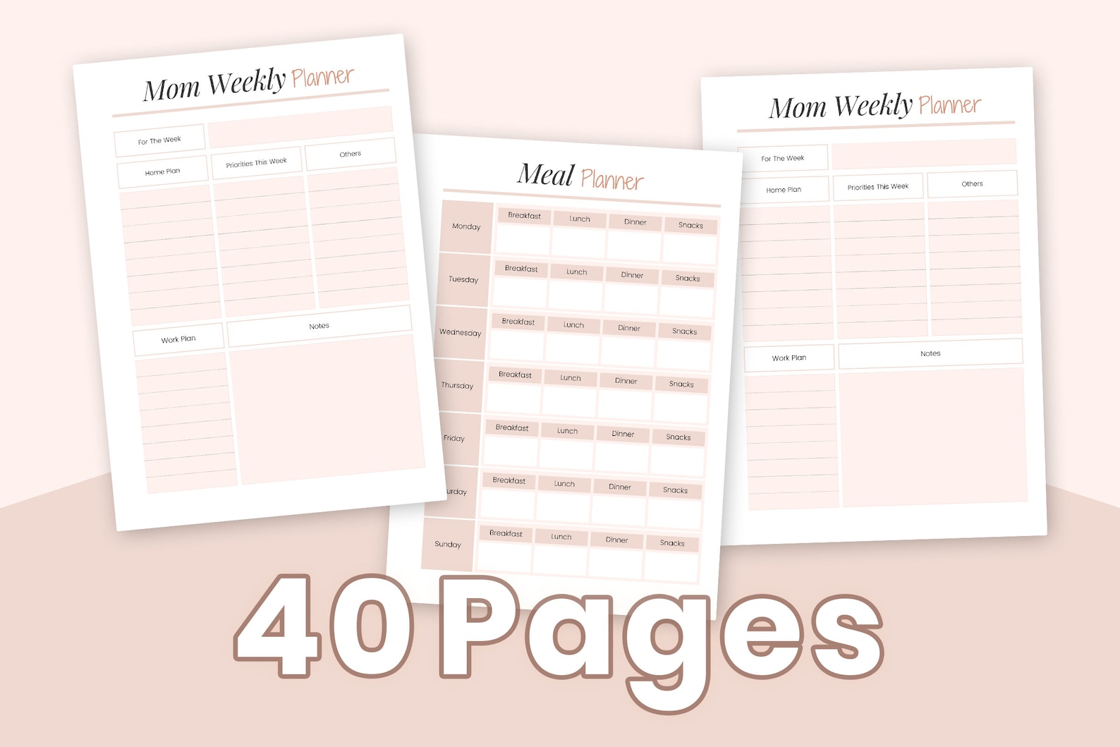 Mom Planners Best Planners for Moms Stay at Home Mom - Etsy