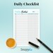 Printable Daily Checklist Tracker PDF, Before and After School ...