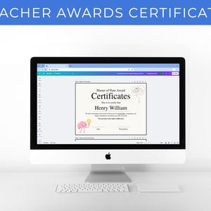 100 Funny Teacher Awards Certificates, Teacher Superlatives, Editable ...