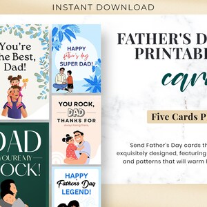 Father's Day Printable, World's Best Dad Handprint Art, Fathers Day ...